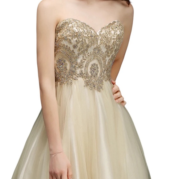 Boubou | Dresses | Bou Bou Embellished Tube Tulle Gown | Poshmark